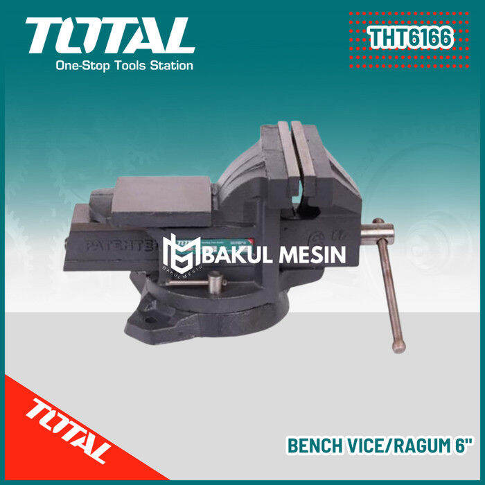 TOTAL THT6166 Ragum 6" Bench Vice | Lazada Indonesia