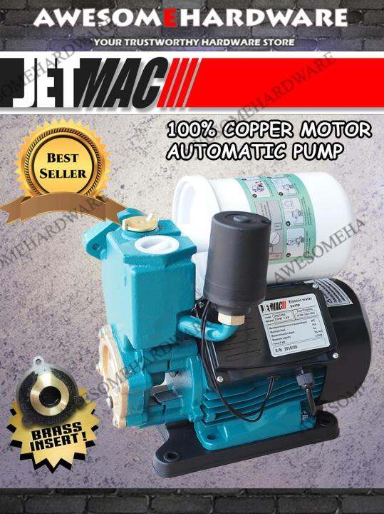 (AUTOMATIC PUMP) JETMAC JPG1350 1350 370W 0.5HP AUTO SELF PRIMING WATER ...