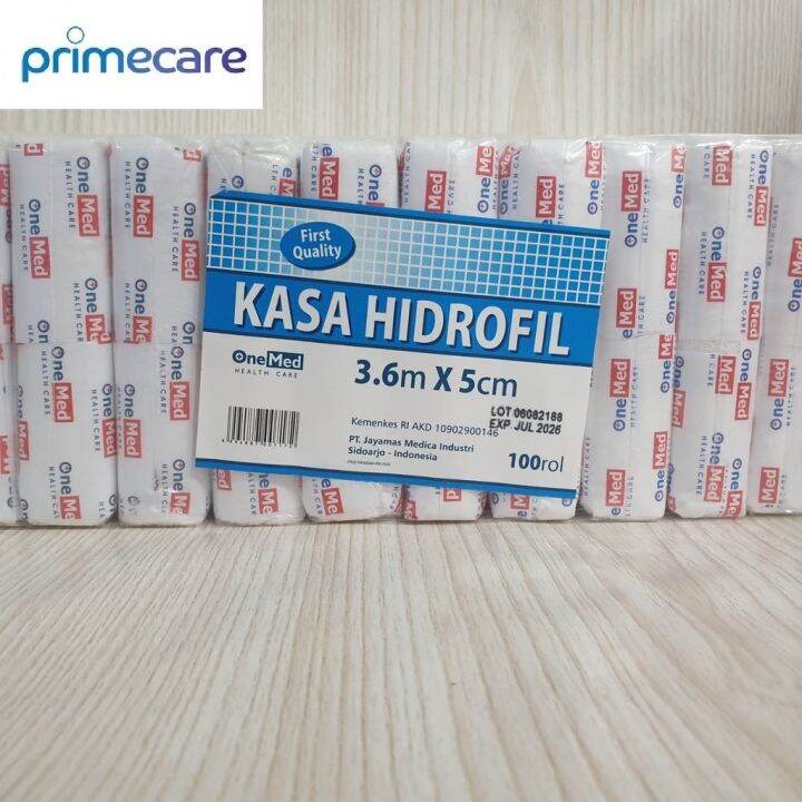 Kasa Verban Gulung 4yard x 5cm isi 10 Rol / Kasa Perban 5 cm Onemed ...