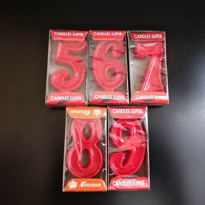 Lilin angka ulang tahun/liling angka ultah/lilin nomor angka/lilin ...