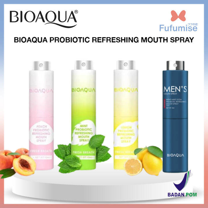 BIOAQUA Probiotic Refreshing Mouth Spray 10ml | Parfum Mulut ...