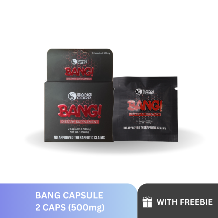 ORIGINAL BANG Dietary Supplement for Men 2 capsules x 500mg | BANG CORP ...