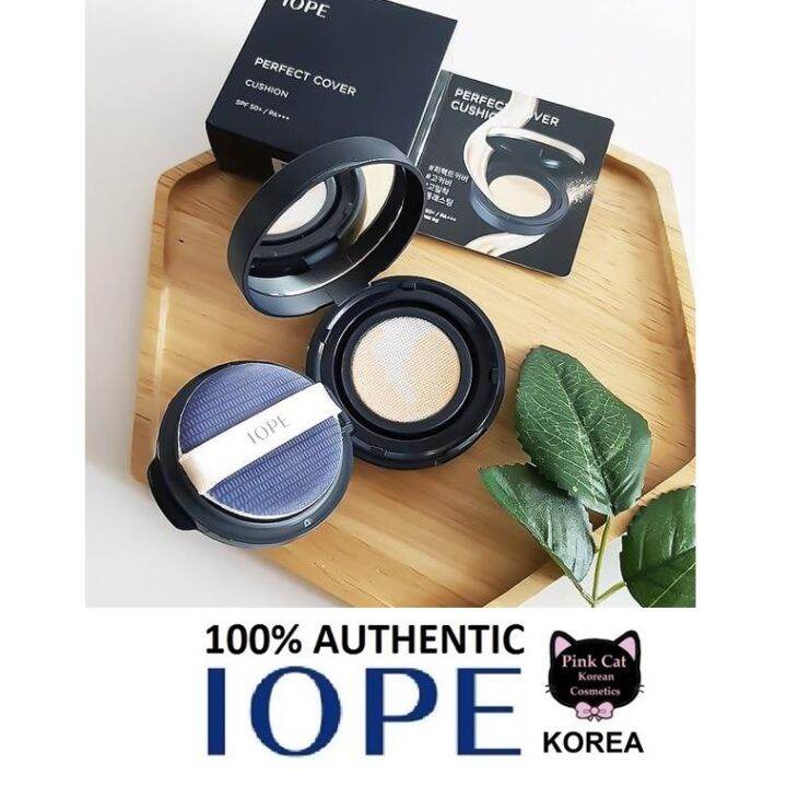 IOPE Perfect Cover Cushion 10g #21 Light Beige | Lazada PH