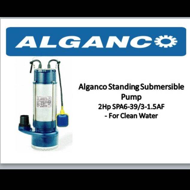 Alganco Submersible Pump 2hp SPA6-39/3-1.5AF | Lazada PH