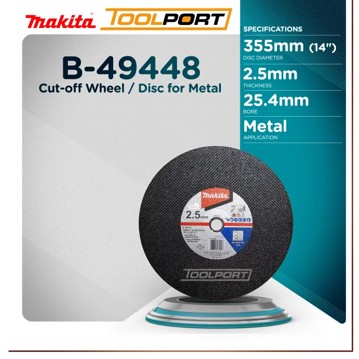 Makita B-49448 14" Cut-off Wheel / Disc Expert for Metal [ TOOLPORT ...