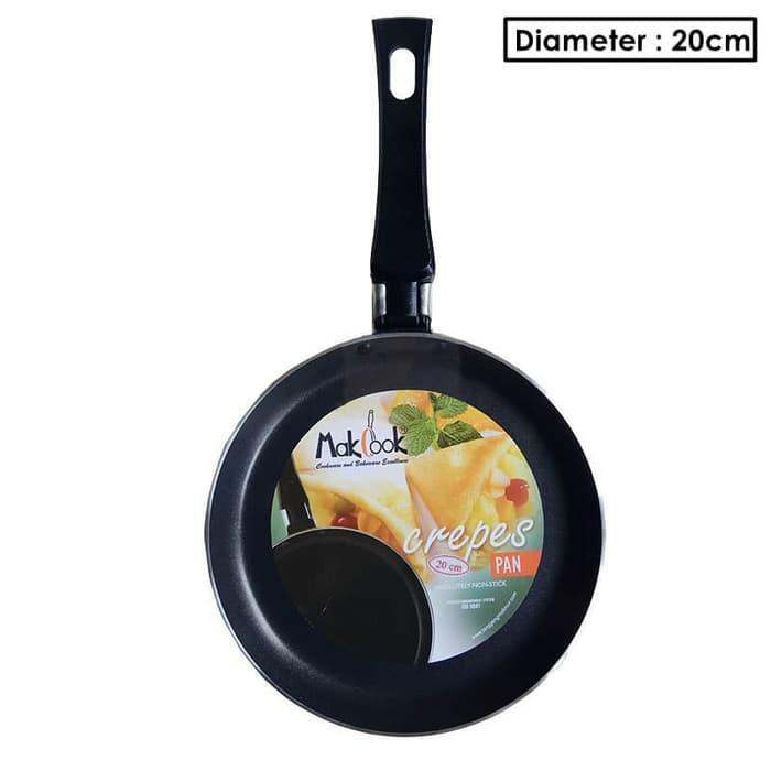 Makcook Crepes Pan Wajan Pembuat Kulit Crepes 20 cm | Lazada Indonesia