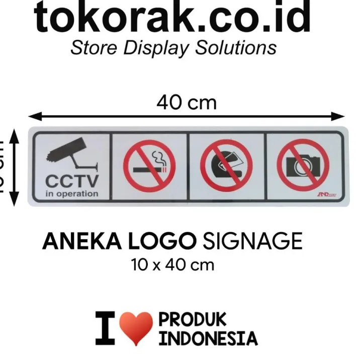 Terbaru SIGNAGE ANEKA LOGO SIMBOL SIGN PERINGATAN NO LITTERING | Lazada Indonesia