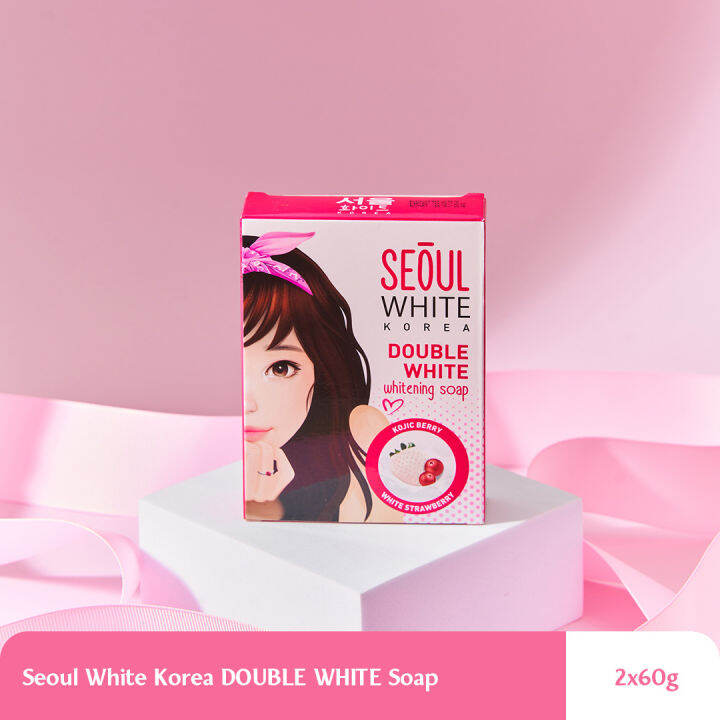 Seoul White Korea DOUBLE WHITE Soap 60gx2 | Lazada PH