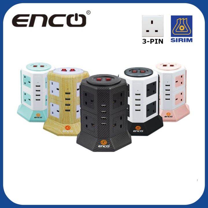 Enco TP-VA4U8K (DD-4U8K / 4U8K) Vertical Tower Extension 8 Way Gang ...
