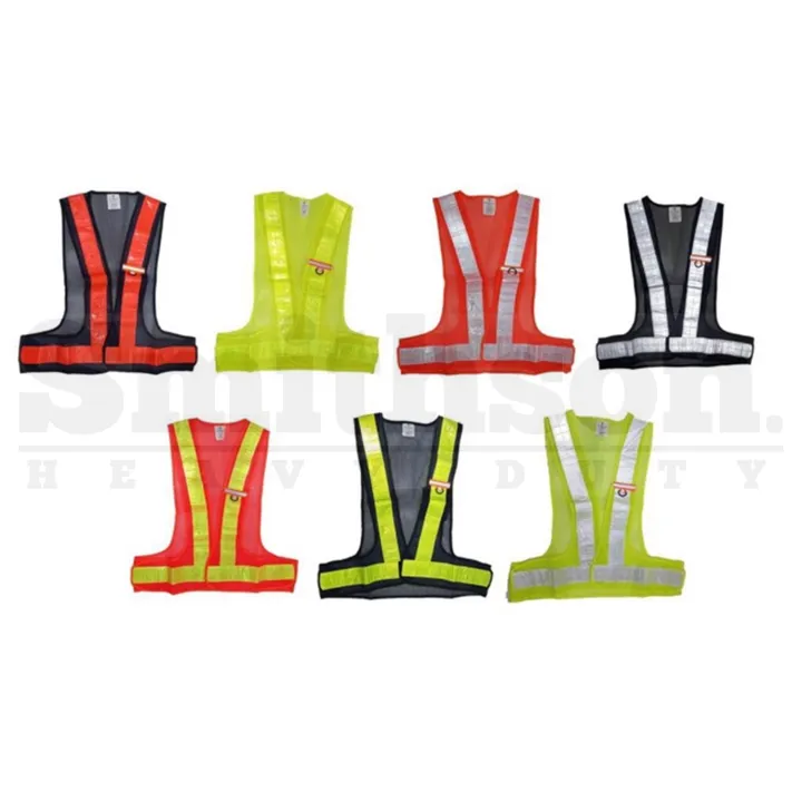 COD Safety Vest Reflective Orange Green Silver Black High Visibility ...
