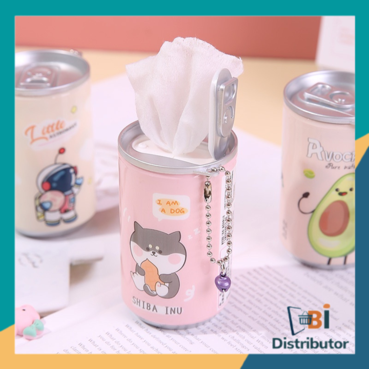 Tisu Basah Kaleng isi 30 Lembar Kreatif Minuman Kaleng Perjalanan ...