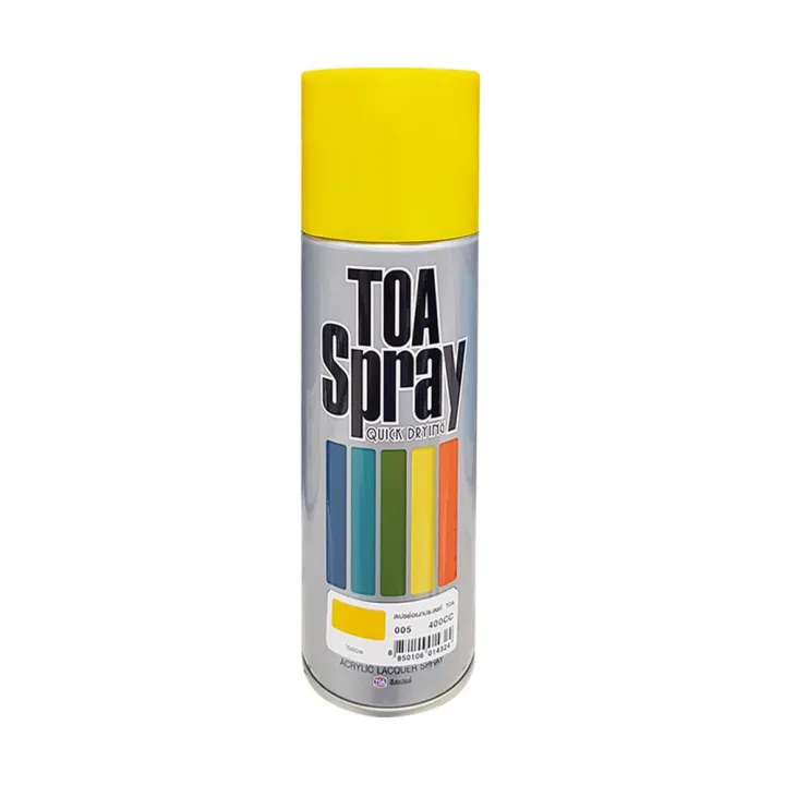 สีสเปรย์ TOA #5 YELLOW 400 ซีซี สีสเปรย์ สีสเปรย์กระป๋อง สีสเปรย์ ...