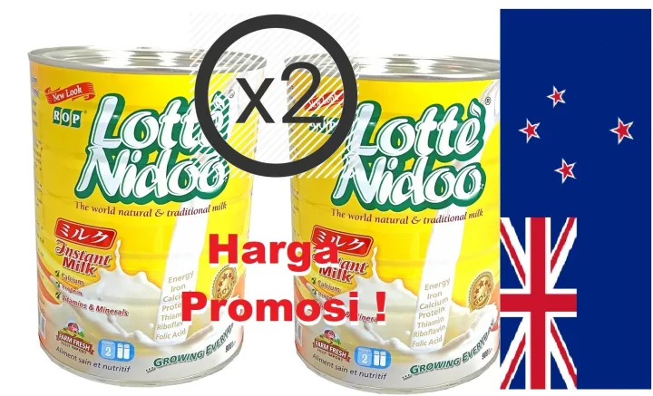 Susu tepung everyday fresh milk New Zealand LotteNidoo Instant Powder ...