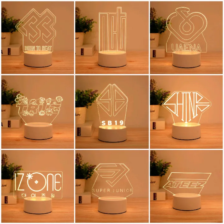 KPOP GROUP 3D Creative Led Lamp [BTS AND BT21] | Lazada PH