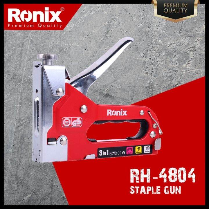Ronix Model RH-4804 New Hand Tool Staple Gun compatible 8mm 10mm 12mm ...