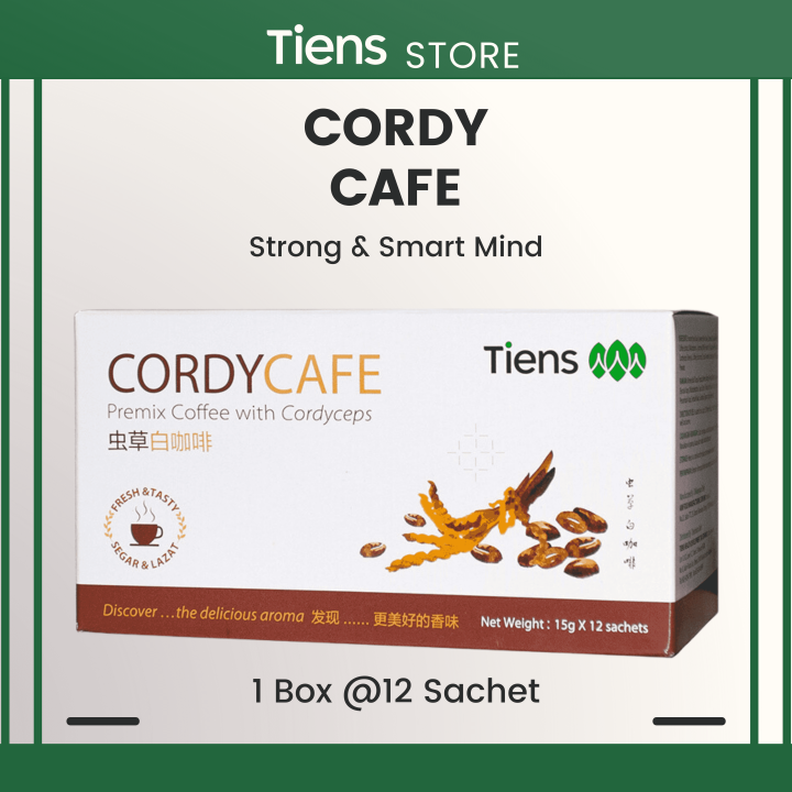 TIENS Cordy Cafe - Herbal Drink + Cordyceps Sinensis- Herbal Coffee ...
