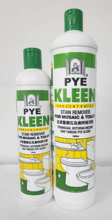 PYE KLEEN CONCENTRATED STAIN REMOVER FOR MOSAIC & TOILET | Lazada