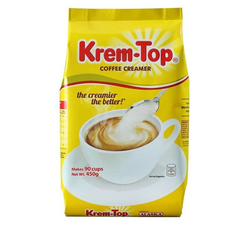 Alaska Krem-Top Non-Dairy Coffee Creamer 450g Food and drink are in hot ...