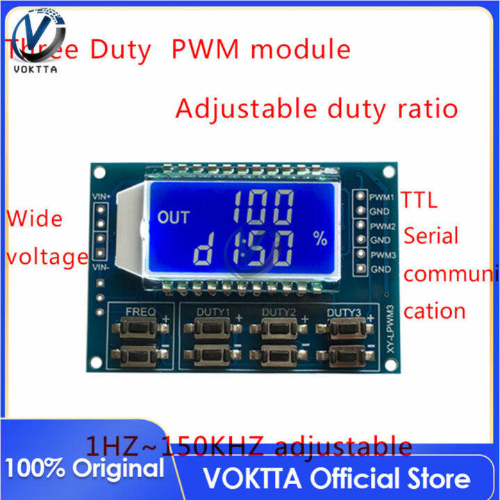 Original VOKTTA 3 Way Frequency Meter Signal Generator Module 1Hz-150 ...