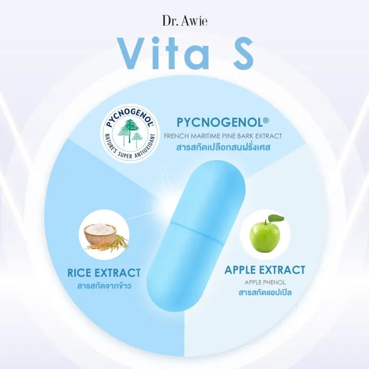 Vita S Dr.Awie จำนวน 3 กล่อง 72 แคปซูล | Lazada.co.th