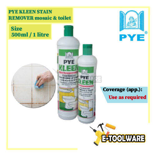 PYE KLEEN Stain Remover for Mosaic & Toilet (Cuci Tandas & Lantai ...