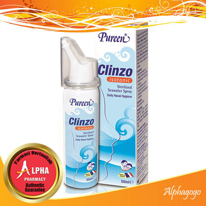 PUREEN CLINZO ISOTONIC NASAL SPRAY (50ML) | Lazada