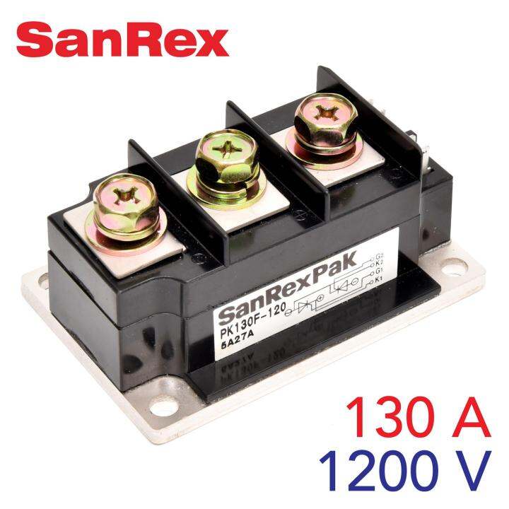 SanRex Thyristor/SCR Power Module 130A 120V (PK130F120) | Lazada.co.th