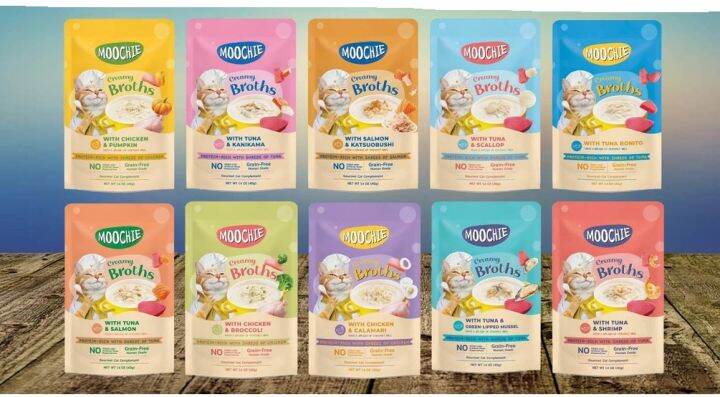 Moochie Creamy Broth cat Pouch 40g | Lazada