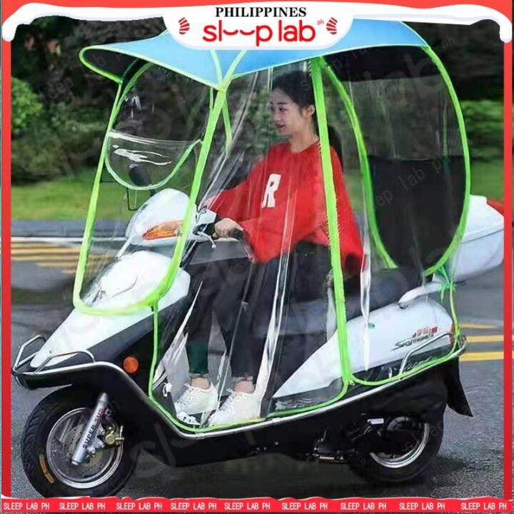 【COD】The electric motorcycle canopy is fully enclosed, and the sunshade ...