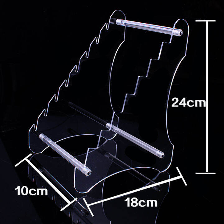 High transparent acrylic knife folding knife display rack military ...