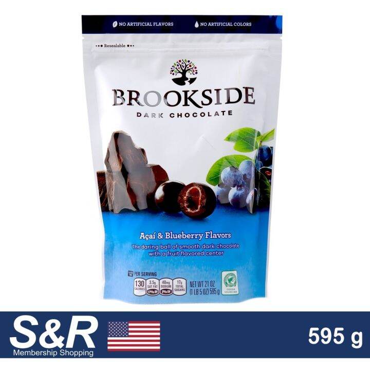 Brookside Acai and Blueberry Flavors Dark Chocolate Candy 595g | Lazada PH