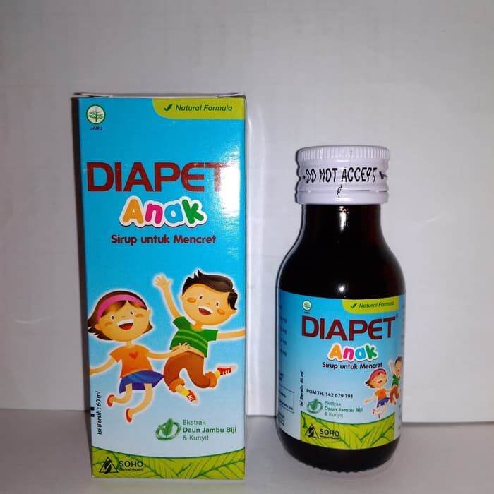 Diapet Anak Sirup 60 ml untuk membantu mengurangi frekuensi buang air ...