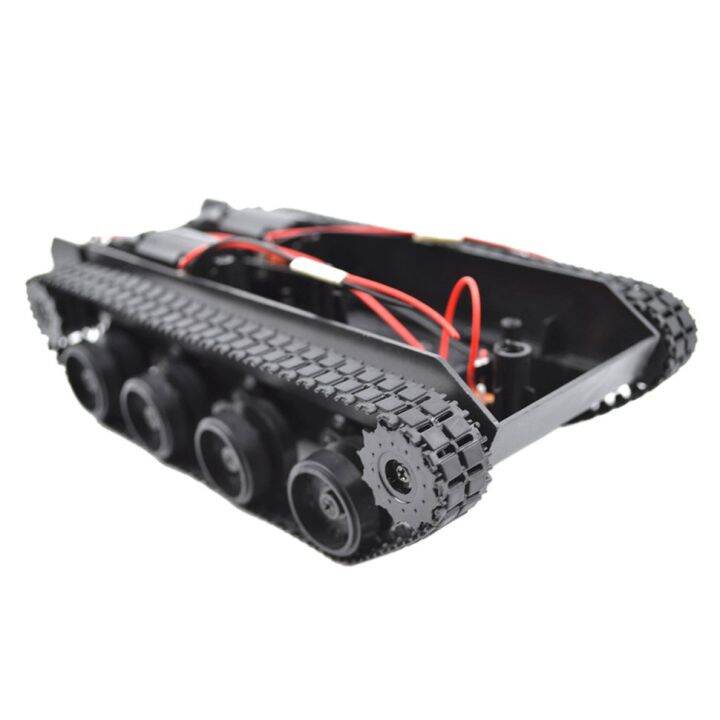 Light-Duty Shock-Absorbing Tank Mga Rubber Crawler Car Chassis Kits na ...