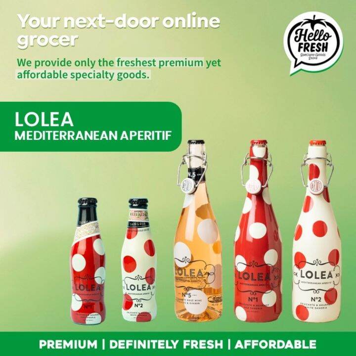 HELLO FRESH Lolea Sangria (Mediterranean Aperitif) | Lazada PH