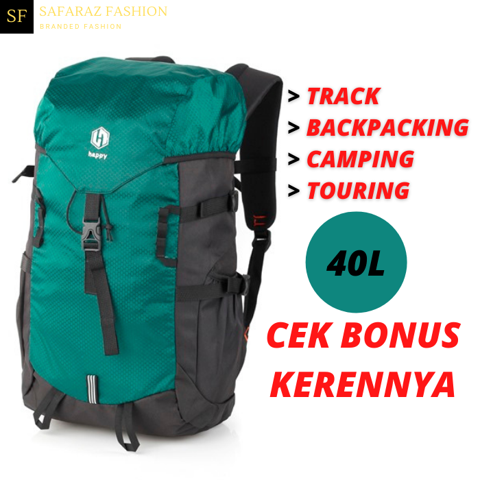 [144] Tas Ransel Pria Dewasa Terbaru Keren Ukuran 40 L Bonus Raincover ...
