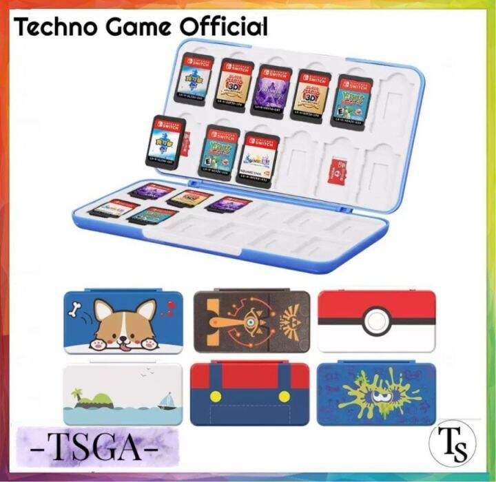 Game card Slot Nintendo switch 24 in 1 - Cartridge Case Nintendo Switch ...