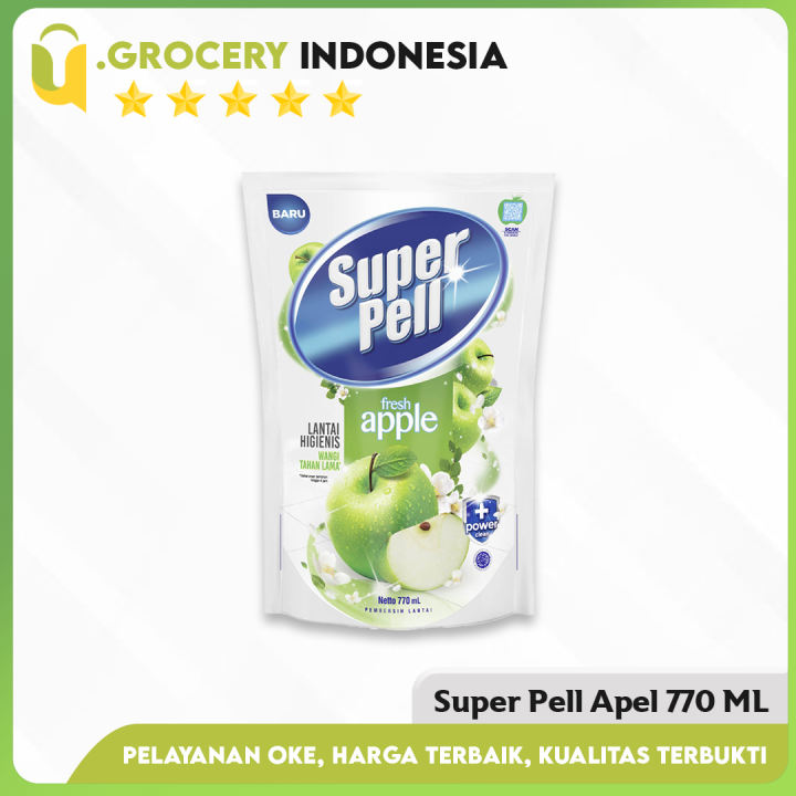 Super Pell Pembersih Lantai 770ml - Fresh Apple | Lazada Indonesia