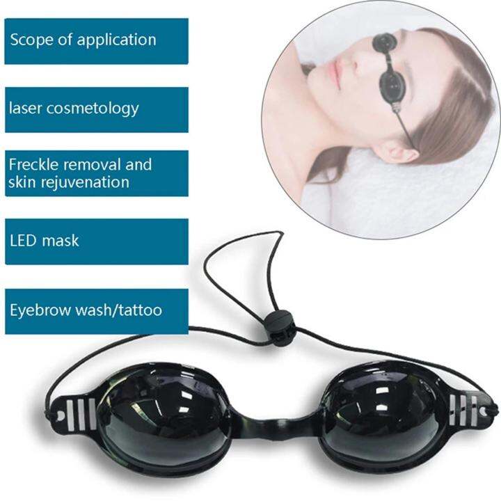WDWonder Ipl Laser Safety Glasses Black Eyeshield for Photon Lamp Treatment | Lazada PH