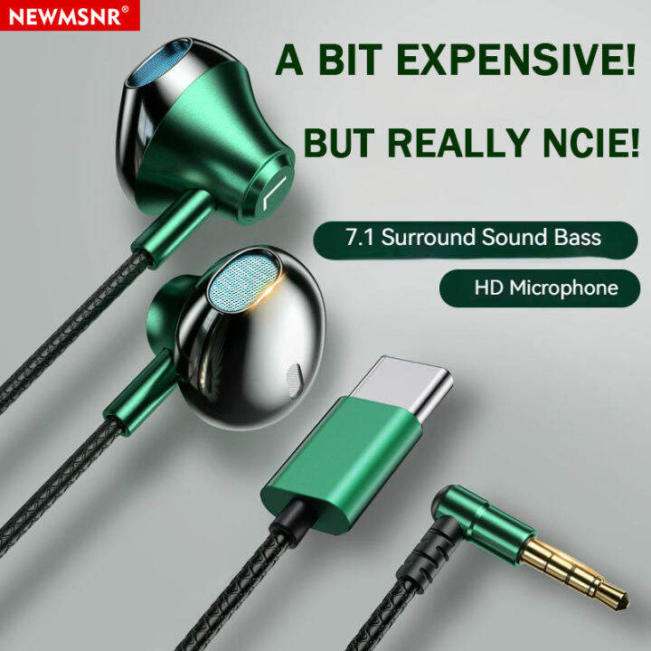 Newmsnr 7.1 Surround Sound Gaming Earphones With HD Microphone Super ...