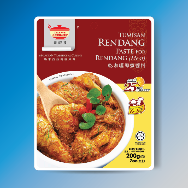 Tean's Gourmet 田師傅 Paste For Rendang 200g | Lazada