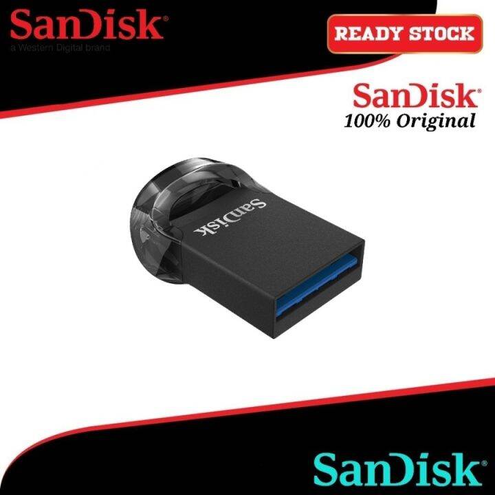 Flashdisk Sandisk 64 GB Ultra Fit CZ430 130Mb/s Usb3.0 Flash Drive 64 GB | Lazada Indonesia