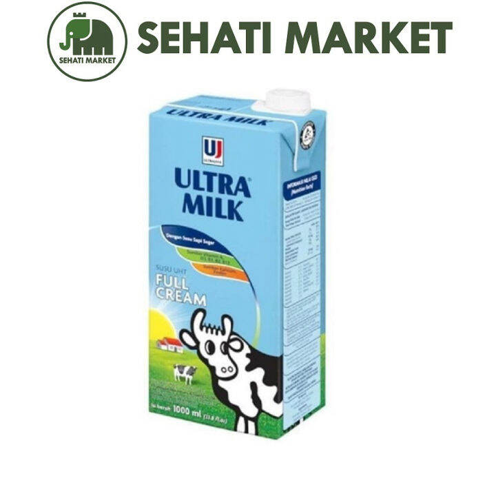 ULTRA MILK SUSU UHT FULL CREAM 1000ml | Lazada Indonesia