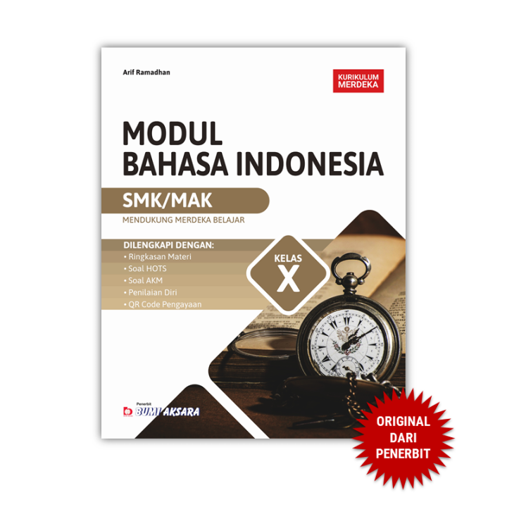 Modul Bahasa Indonesia Kls X SMK/MAK Kurikulum Merdeka Bumi Aksara | Lazada Indonesia