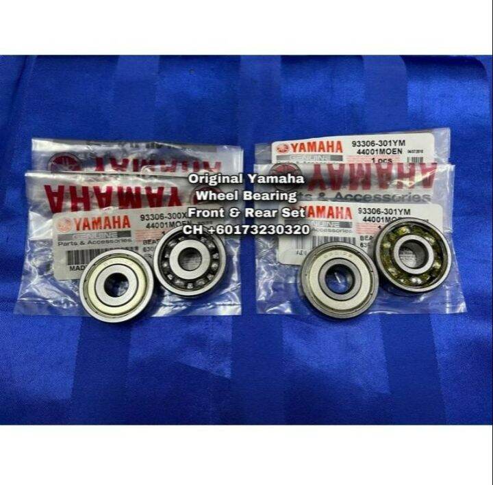 Original Yamaha Wheel Bearing 6300 6301 Sport Rim LC135 Y125Z Y125ZR Lagenda110 Lagenda115 Y110 ...