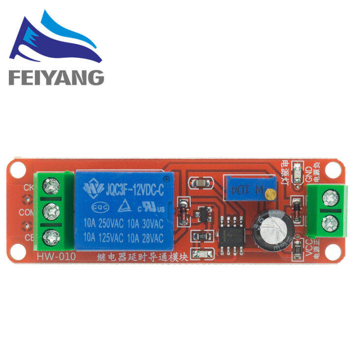 DC 12V Timer Delay Relay Shield Module NE555 Timer Switch Adjustable ... DC 12V Timer Delay Relay Shield Module NE555 Timer Switch Adjustable ...