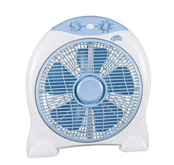 KYOWA Original 12 inch Box Fan Floor Fan Electric Fan with Timer WITH 1 ...