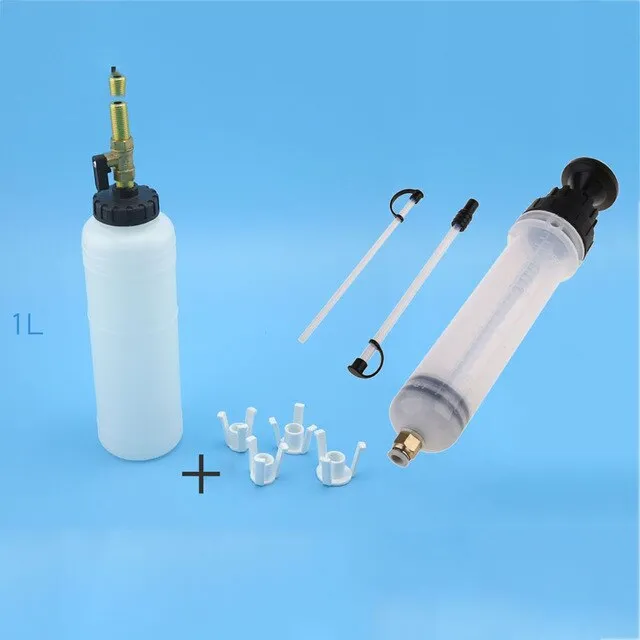 Car Brake Fluid Oil Replacement Tool Hydraulic Brake Fluid Bleeder Clutch Oil Bleeder Pump ...