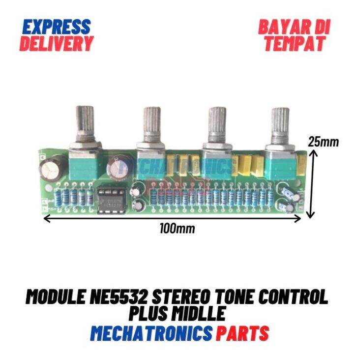 [MDL-9039] MODULE NE5532 STEREO TONE CONTROL PLUS MIDLLE | Lazada Indonesia
