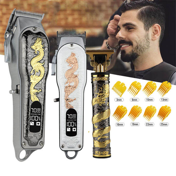 All Metal Body Digital Display Electric Hair Clipper with LCD 2500mah ...