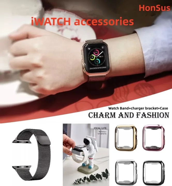 Modern LUXURY i WATCH 4 in 1 accessories Stylish Mesh Magnetic Milanese ... Modern LUXURY i WATCH 4 in 1 accessories Stylish Mesh Magnetic Milanese ...
